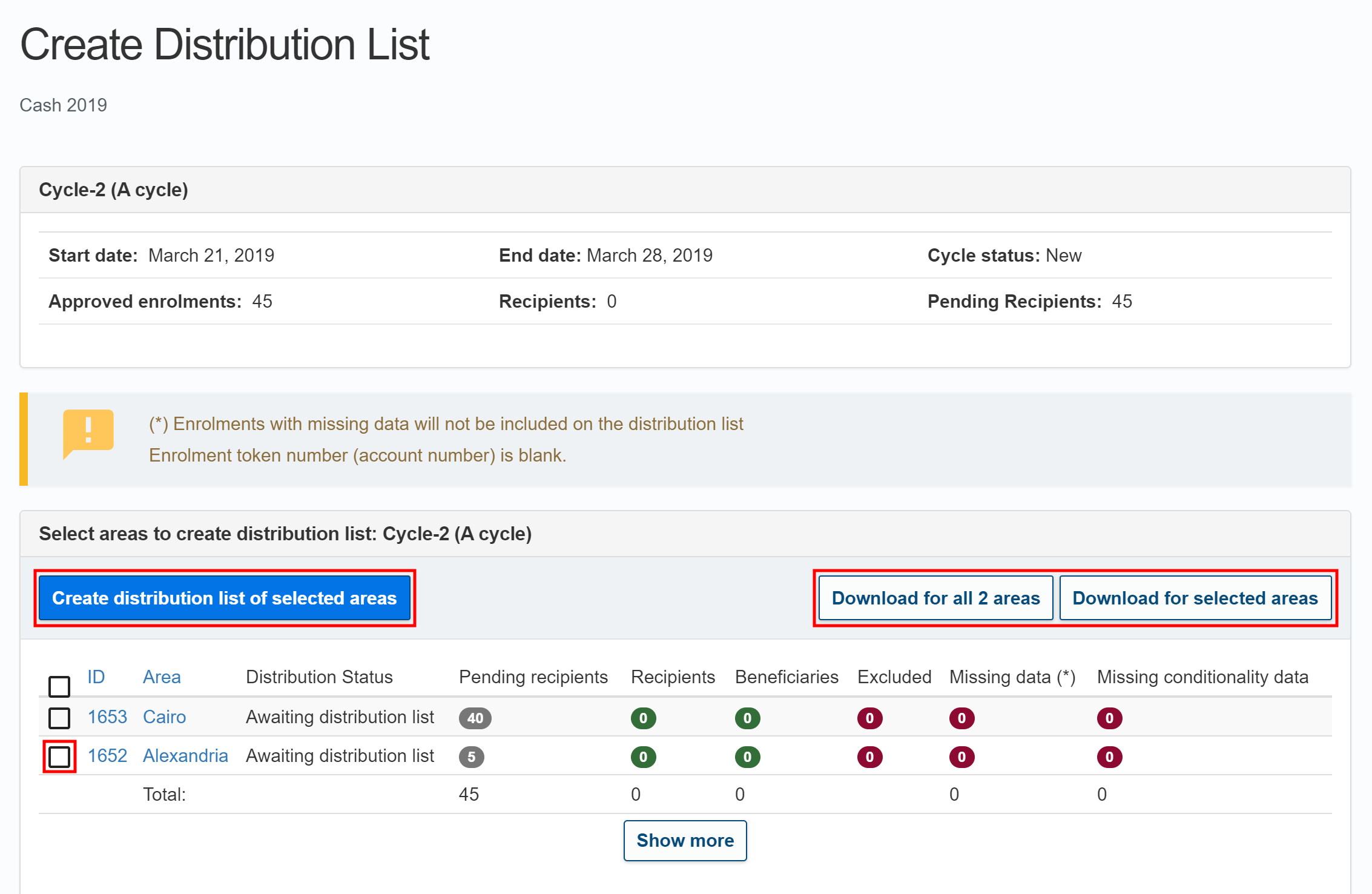 Creating A Distribution List